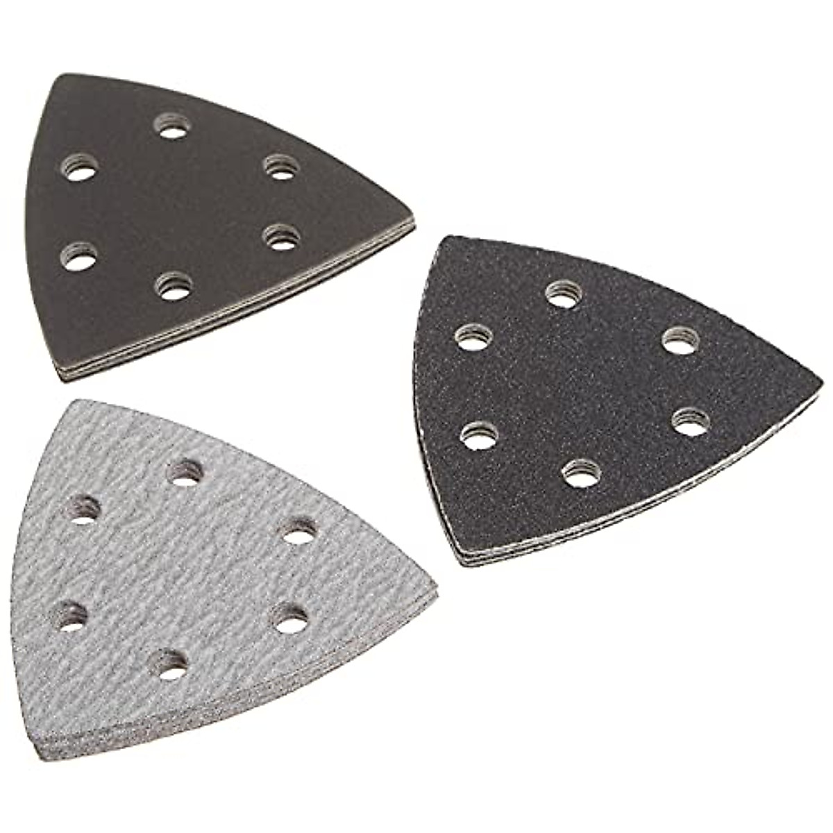 DEWALT Sandpaper Assortment, Hook and Loop Triangle, 12-Pack (DWASPTRI)