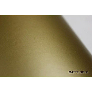 VViViD Matte Metallic Pearl Gold 2ft x 5ft Car Wrap Vinyl Roll with Air Release 3MIL-VViViD8