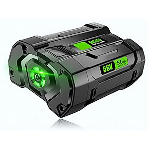 POWITEC 【3rd Generation】 56V 5.0Ah Replacement Battery for EGO 56V Battery BA2800 BA4200 Lithium Ion Battery Compatible with EGO Power+ Cordless Tool Battery Pack