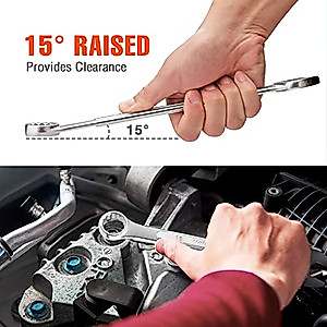 ValueMax 12-Piece Metric Wrench Set, Carbon Steel, 8-19mm