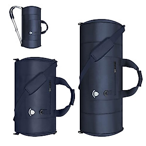 Densata Travel Duffle Bag, 80L Sports Gym Bag Expandable Duffle Backpack Weekender Overnight Bag Carry on Bag