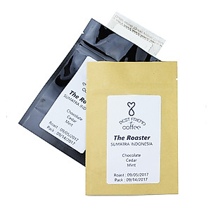 AwePackage 2 oz Stand up Zipper Pouch Bag - FDA and USDA Compliant Heavy Barrier 4X6X2 Inch (100, Natural Kraft)