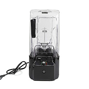 CNCEST Commercial Blender Juicer Mixer Smooth Ice Cream Maker Mixer Soy Milk Maker Mixer 2.2L 2200W Soundproof Blender Food Processor