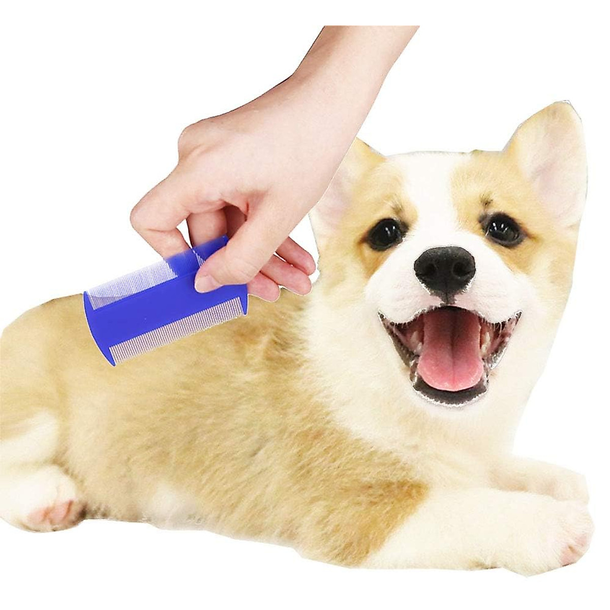 CDOFFICE 5 PCS Flea Lice Combs Grooming Fine Tooth Hair Combs for Dogs Cats