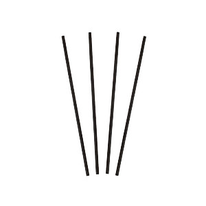 Royal 5" Black Sip Straw, Package of 1000