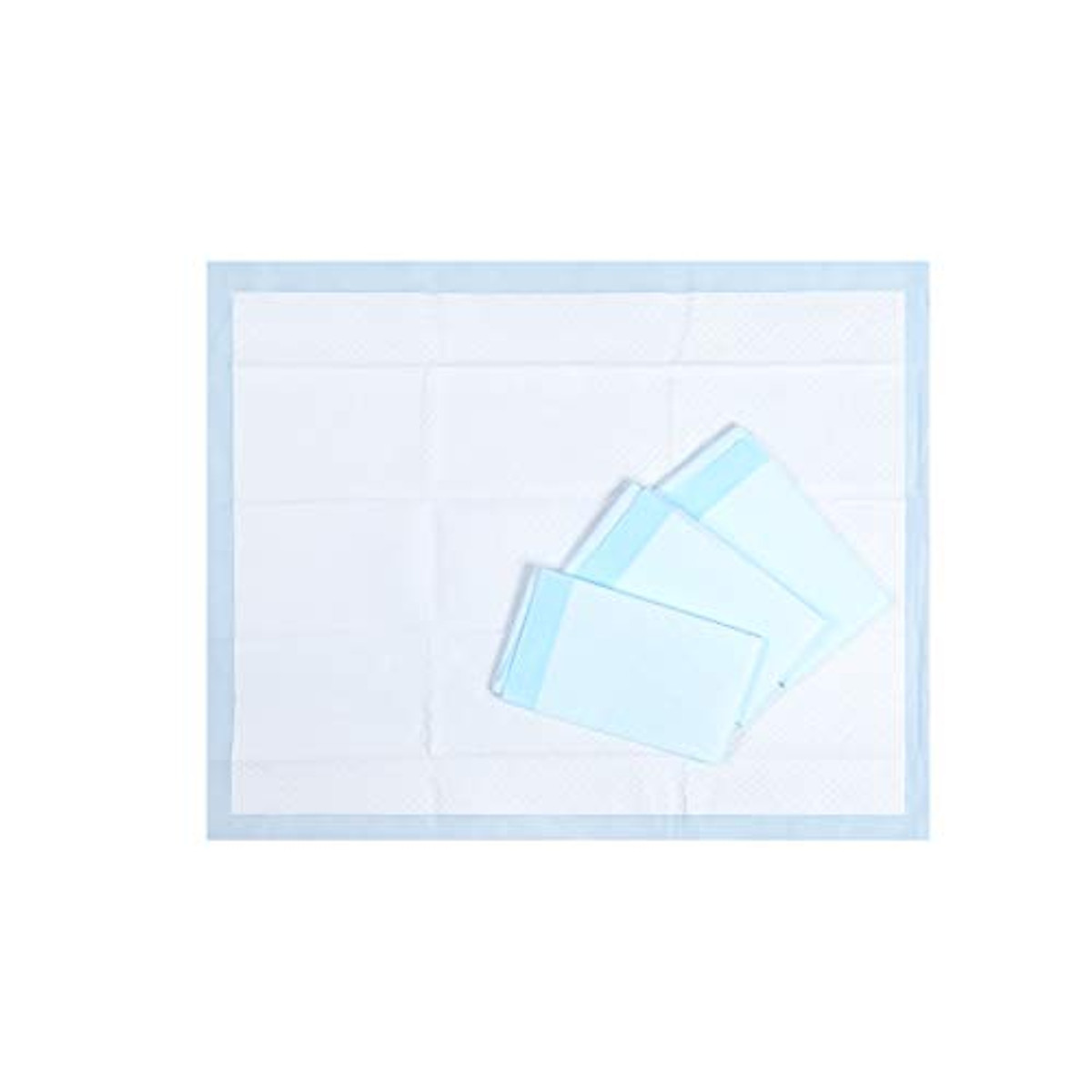 HONEY CARE All-Absorb, XXL 30"x36", 30 Count, Dog and Puppy Training Pads, Ultra Absorbent and Odor Eliminating, Leak-Proof 5-Layer Potty Training Pads with Quick-Dry Surface, Blue, A39