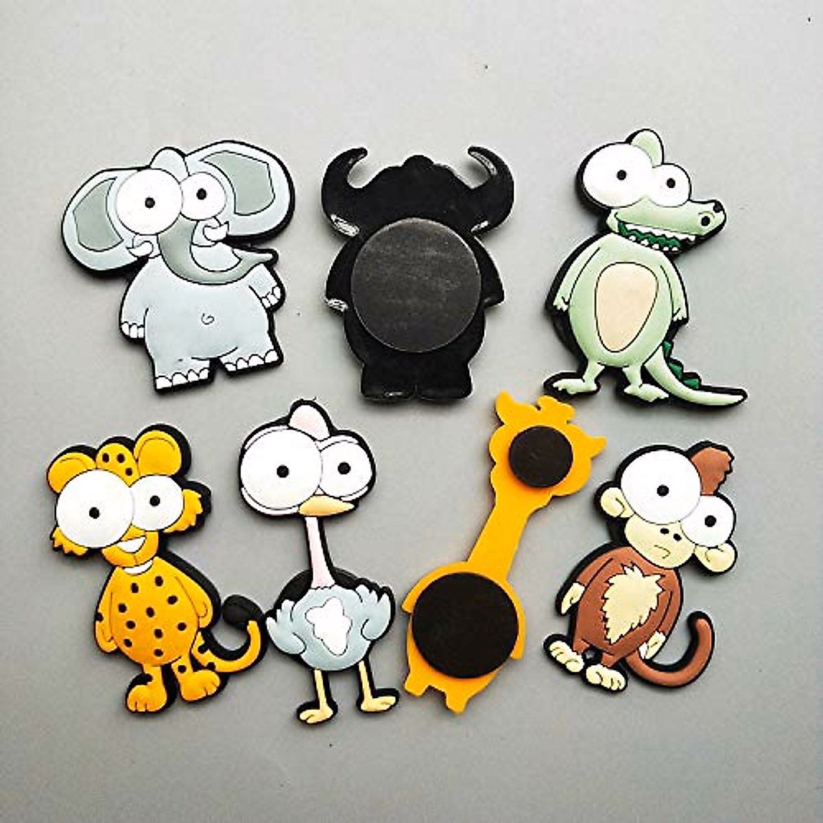 VLOOK Refrigerator Magnets Toddlers Farm Animal Fridge Magnets for Kid Girls Boys Whiteboard Educational Magnetic Toys for Preschool Learning