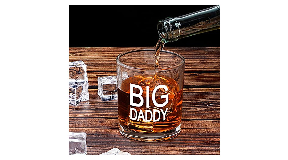 Big Daddy Whiskey Glass - Perfect Gift for Dads