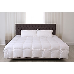 A1 HOME COLLECTIONS Vega Living-Gusset Duvet Insert 3 Piece Set-Down Alternative-Twill Weave Microfiber Cover & 2 Satin Weave Organic Cotton Pillow Protector-Noiseless-Oeko-Tex Certified