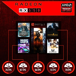 Gaming PC Desktop Intel core i7 3rd Gen 3.4GHz, TechMagnet Siwa with AMD RX-550 4GB DDR5, 16GB RAM, 1TB SSD, HDMI, DVI, VGA, RGB Keyboard, Mouse, Wi-Fi, Windows 10 Professional (Renewed)