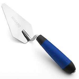 HOGARD 5" Pointing Bricklayer Trowel Premium | Stainless Steel, with Soft Grip Handle | Best Marshalltown Trowel for Your Bricklaying Tools.