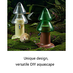 basirishi Hamster Water Bottle, 4.06oz Glass Water Bottle with Stand for Syrian Dwarf Hamsters Gerbils Mice Rats Degus Small pet Rodents, Yellow