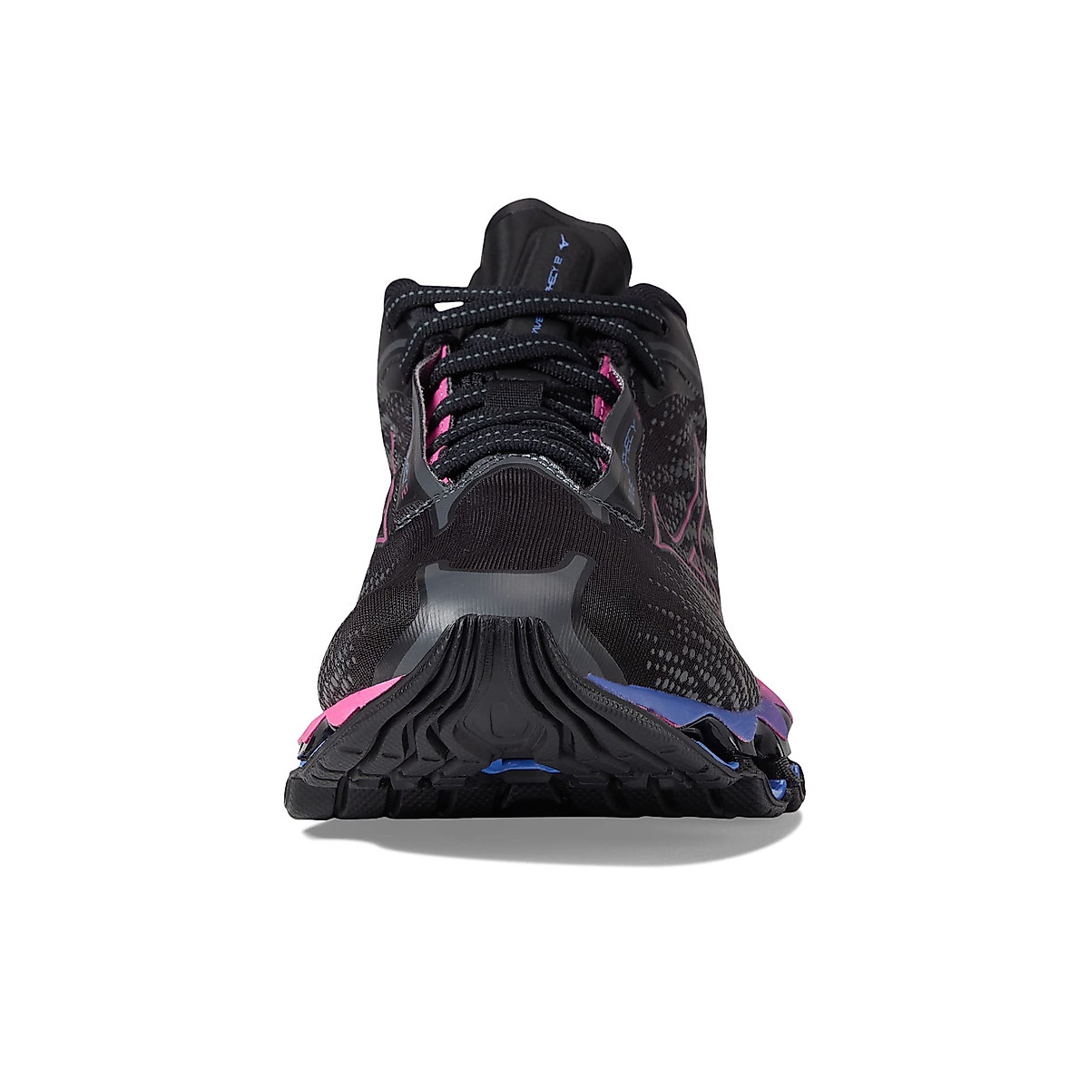 Mizuno Women's Wave Prophecy 12 Running Shoe, Black Oyster, 9