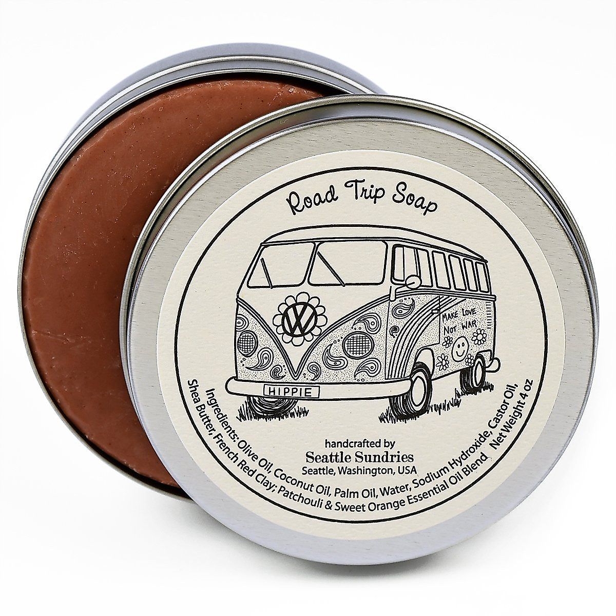 Seattle Sundries Adventure Soap Pack from 100% Natural & Hand Made. Scented with Essential Oils. 3 Bars in Attractive Gift Tins. The Best Selection for Tourist Vacation Favorites.