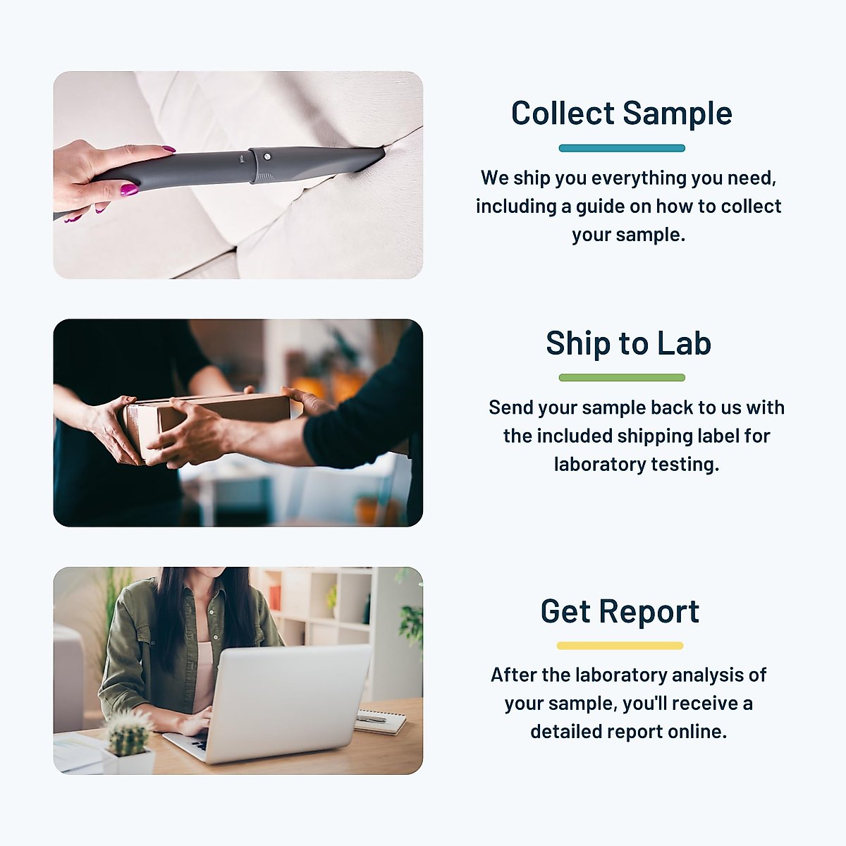 Expanded Indoor Allergen Test Kit by SimpleLab | Lab Testing for Dog, Cat, Rodent, Dust Mite and Other Allergens | Easy Vacuum at Home Sampling for Lab Analysis