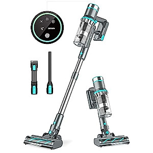 Belife BVC11 Cordless Vacuum Cleaner, Stick Vacuum Cleaners for Home Carpet Hardwood Floor, Wireless Household Vaccum for Pet Hair with Touch Display, 22Kpa Powerful Suction, Up to 40mins Runtime