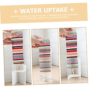 Cabilock 10pcs Baby Washcloths Natural Cotton Dish Towels Reusable Square Cleaning Cloths Absorbent Soft Hand Towels for Kitchen Bathroom 30X30CM (Random Color)