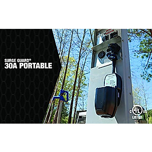 Southwire Company LLC 44380 Surge Guard 30A Portable , black