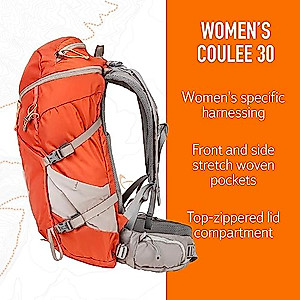 Mystery Ranch Women's Coulee 30 Backpack -Lightweight Hiking Daypack, 30L, M/L, Paprika