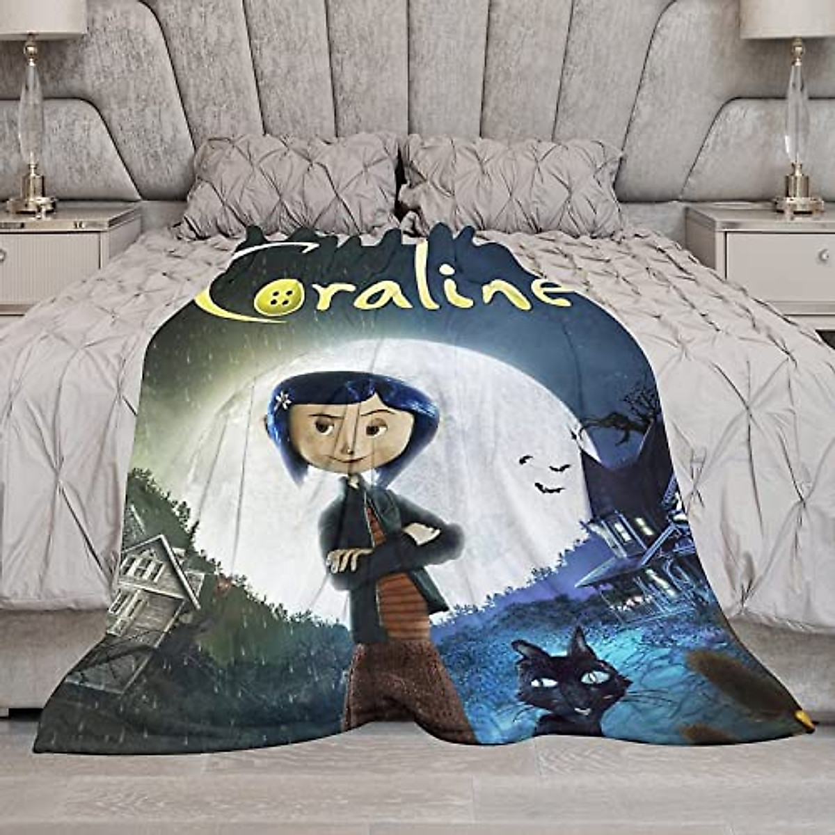 Ultra-Soft Anime Blankets Throw Blanket Fleece Blankets for Couch Bed Sofa, Warm Bedding Blanket 40"x50"