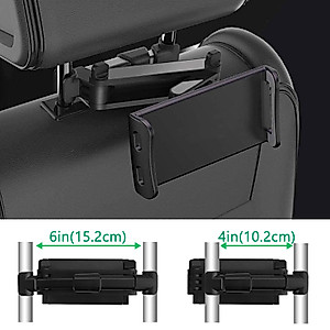 Geekria Car Headrest Mount, Angle Adjustable Headrest Mount Compatible with Nintendo Switch/Switch OLED/Switch Lite, Game Accessories Universal Holder for Car Backseat