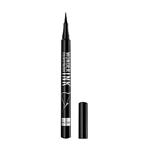 Rimmel London Wonder’Ink Eyeliner, Matte Finish, Waterproof, Long-Wearing, 001, Black, 0.03oz
