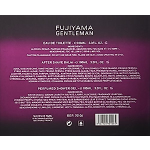 Success de Paris Fujiyama Gentleman Eau de Toilette Spray, 3.3 Ounce