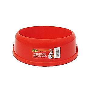 Hilo Large Durable Rugged Plastic Pet Feeding Dish