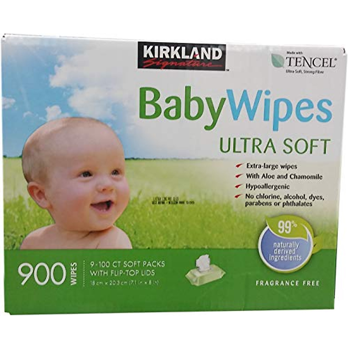 Kirkland Signature Baby Wipes (900 Wipes)