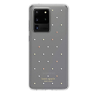 kate spade new york Samsung Galaxy S20 Ultra Protective Hardshell Case - Pin Dot Gems & Pearls (KSSA-061-PDGPC)