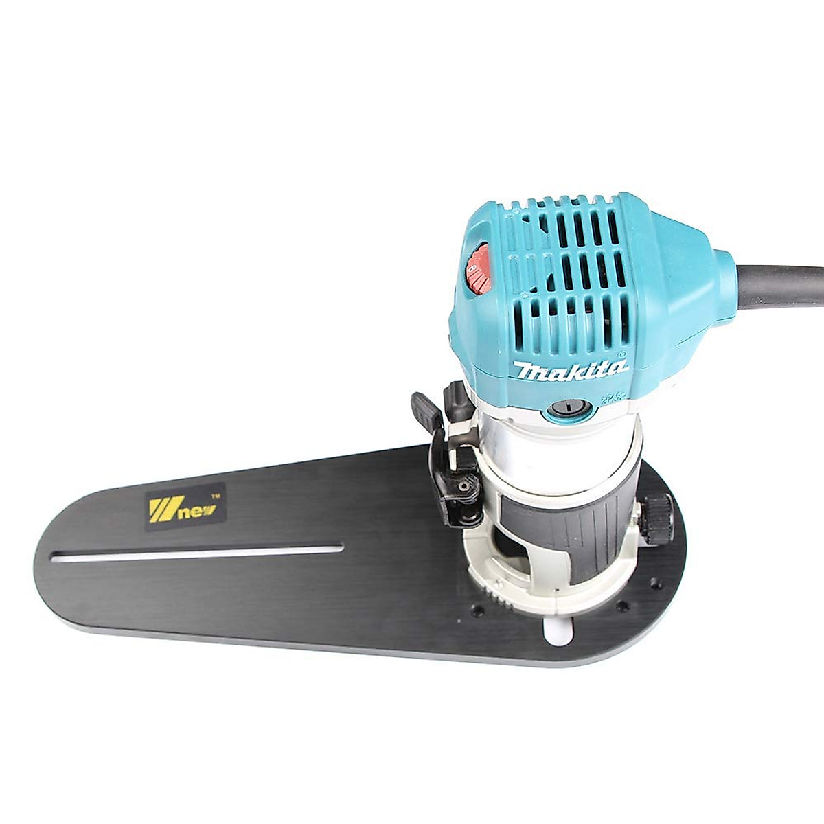 BTMIEY Circle Cutting Jig,Circle Cutting Jig for Electric Hand Trimmer Wood Router Woodworking (B)