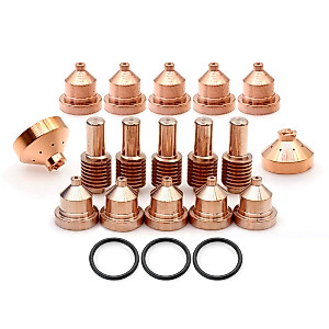 WeldingStop ICE-40T /TM 192047 Electrode 204325 Tip Nozzle 204323 Shield Cap 169232 O-Ring 20pcs NOT Miller Original Parts