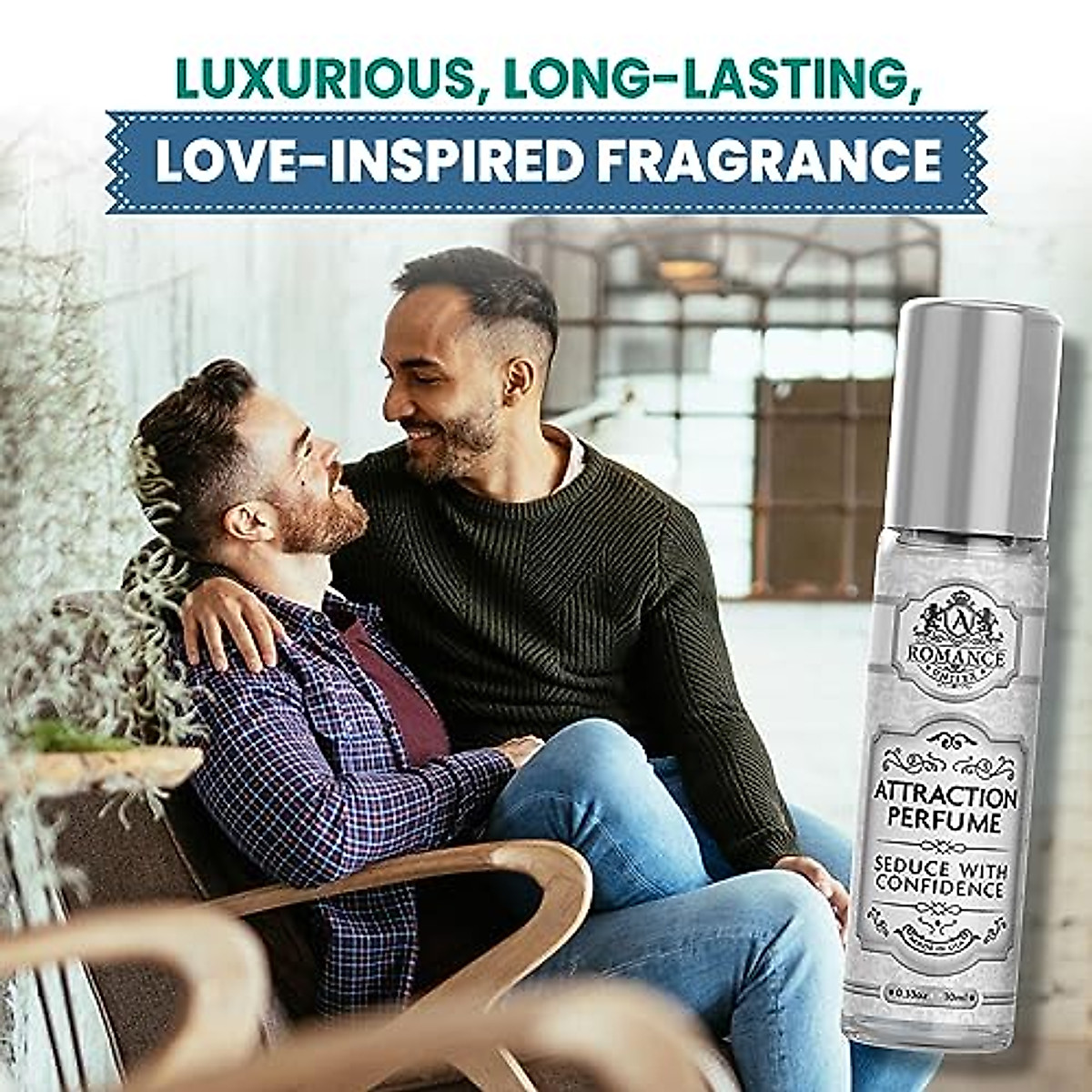 A Romance Premium Unisex Pheromone Cologne - Pheromone Perfume Essential Oil With Pure Pheromones For Men and Women - Pheromone Attraction Cologne For Him and Her - 0.34 oz (10 mL)