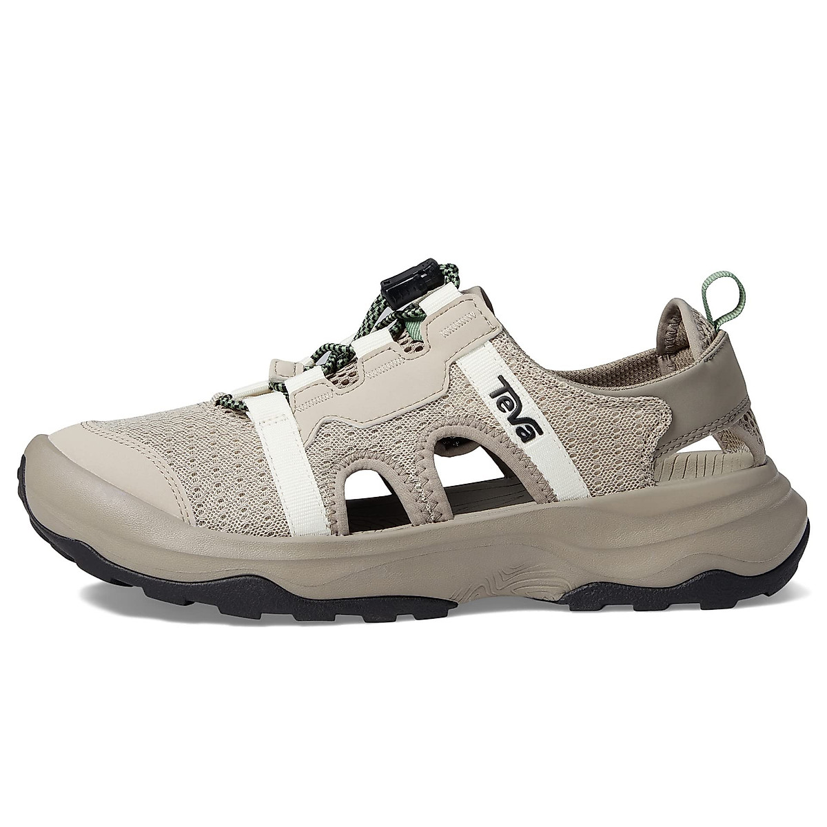 Teva Women's Outflow CT Sandal, Feather Grey/Desert Taupe, 7