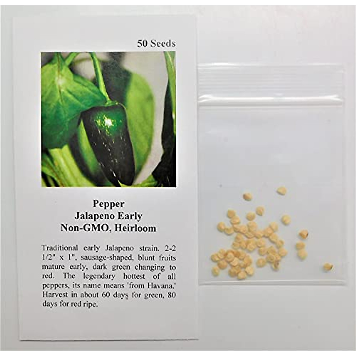 David's Garden Seeds Pepper Jalapeno Early FBA-5866 (Red) 25 Non-GMO, Heirloom Seeds