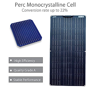 XINPUGUANG Flexible Solar Panel 12V 200W Solar Kit,2pcs 100W Flexible Solar Panel,20A Charge Controller Extension Cable for RV Boat Trailer(200W Solar Panel Kit)