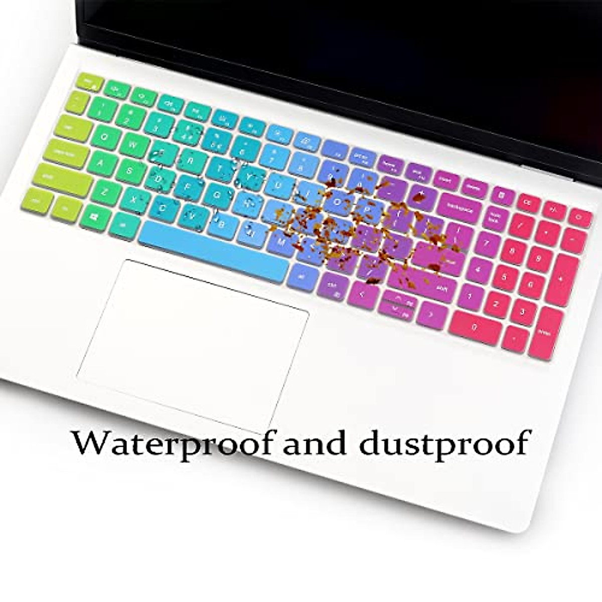 Keyboard Cover for 15.6 Dell Inspiron 3510 3511 3515 3525 3530 3535 5510 5515 5518 7510, Inspiron 16 7610, Vostro 15 3510 5510 5515, Latitude 3520, Inspiron 15 3000 5000 7000 (Not Fit Dell G5 G15)