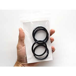 Captain O-Ring – Replacement Plunger O-Rings for 3-Tier Sink Drain, T&S Brass 010389-45 Twist Waste Drain Valve Rubber Stopper Oring (4 Pack)