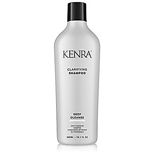 Kenra Clarifying Shampoo | Deep Cleansing | Color-Safe Formula | Removes Dulling Deposits & Product Build Up | Brightens Highlighted, Bleached, or Gray Hair | All Hair Types | 10.1 fl. Oz