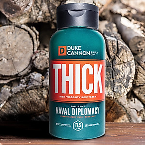 Duke Cannon Supply Co. THICK High-Viscosity Body Wash for Men - Smells Like Naval Supremacy, 17.5 Fl Oz