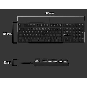 COUGAR VANTAR MX CGR-VANTAR MX-3 Gaming Keyboard, Blue Switches, RGB Backlight, Original Low Profile Mechanical Switch