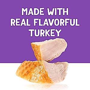 Purina Friskies Wet Pureed Cat Food Topper, Lil' Shakes With Flavorful Turkey Lickable Cat Treats - (Pack of 16) 1.55 oz. Pouches