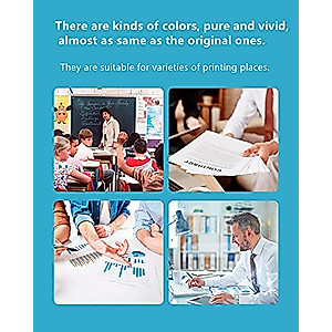 OfficeKolor 6 Pack Ink Refill Bottles Replacement 502 T502 Compatible for Ecotank ET-2750 ET-4700 ET-3750 ET-4750 ET-3760 ET-4760 ET-2700 ET-3700 ET-15000 ST-2000 ST-3000 ST-4000 Inkjet Printers