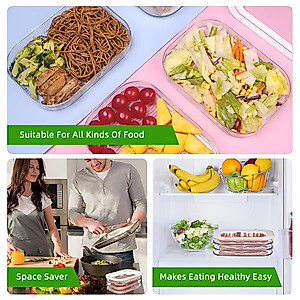 Abnaok Deli Meat Container For Fridge With 2PCS Plastic Tongs, Lunch Meat Container For Refrigerator, Plastic Buffet Serving Tongs, Deli Meat Container Set For Cold Cuts, Salami, Cheese