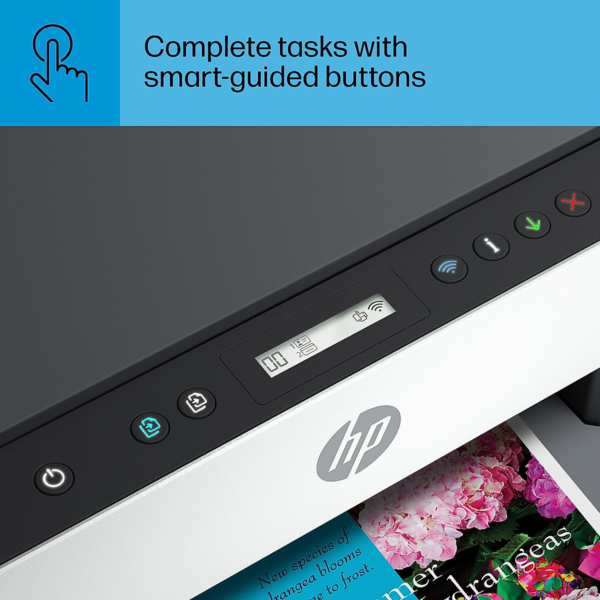 HP Smart -Tank 6001 Wireless All-in-One Cartridge-free Ink Printer, up to 2 years of ink included, mobile print, scan, copy (2H0B9A)