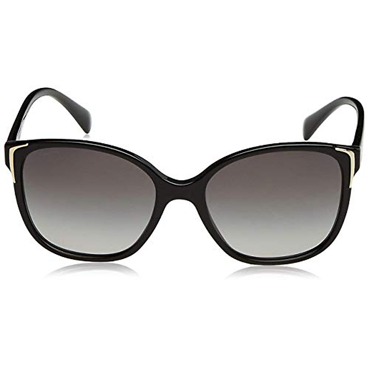 Prada PR01OS Sunglasses-Gray Gradient lens Black (1AB3M1)-55mm