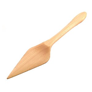 American Made Natural Hard Maple Wood Pie Server, 12.75"