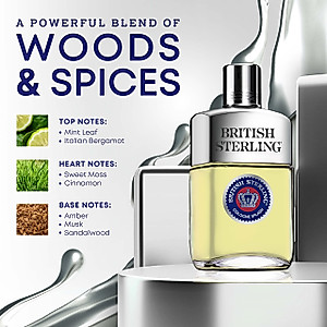 British Sterling By Dana For Men. Cologne Splash, 3.8-Ounces