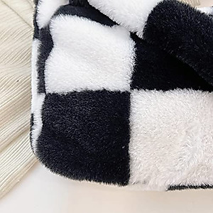 Plush Underarm Bag, Ladies Fluffy Shoulder Bag, Women Furry Tote Bag Plush Crossbody Bag for Autumn and Winter