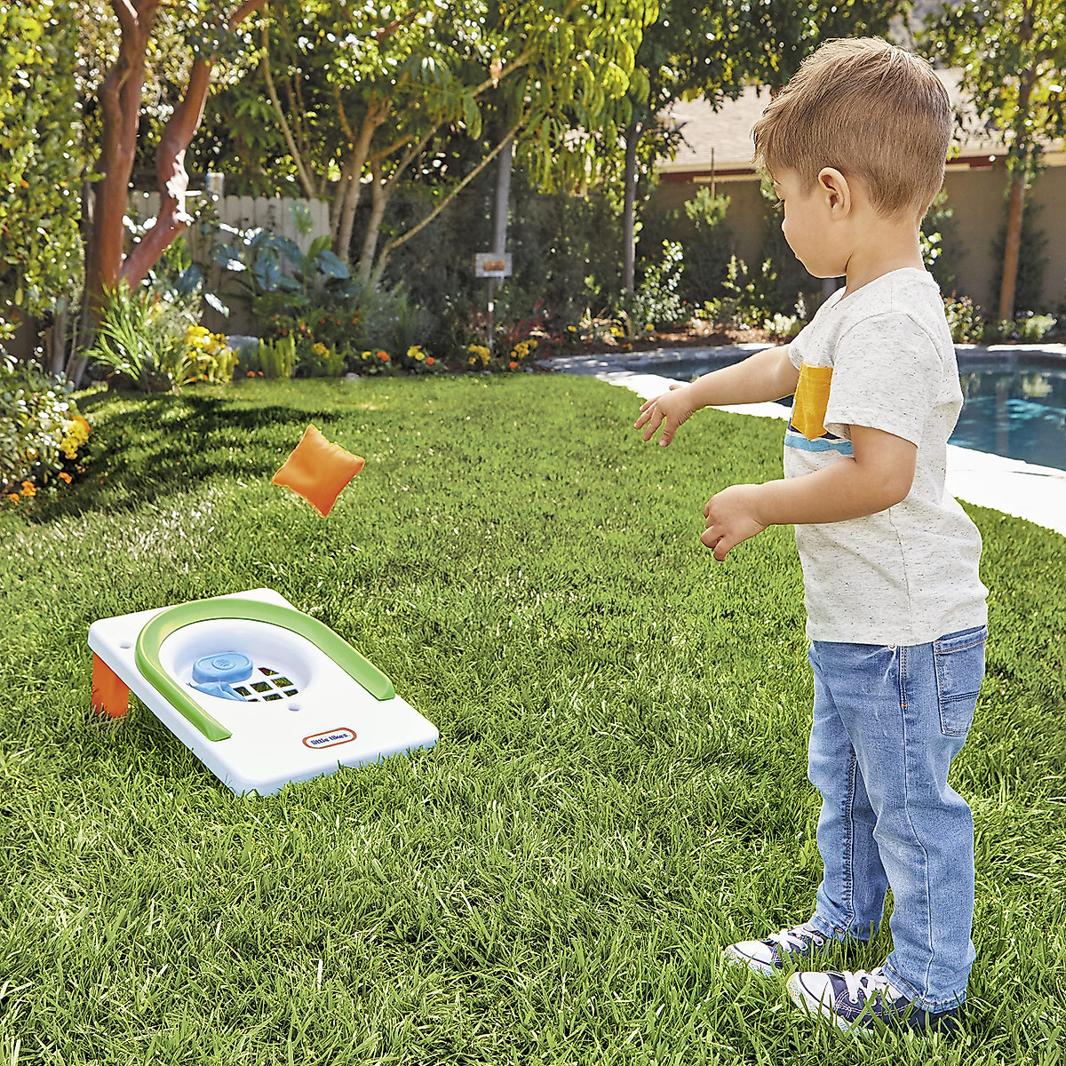 Little Tikes® My First Cornhole Game Fun Outdoor Bean Bag Toss Game Set for Kids and Toddlers Extra Large